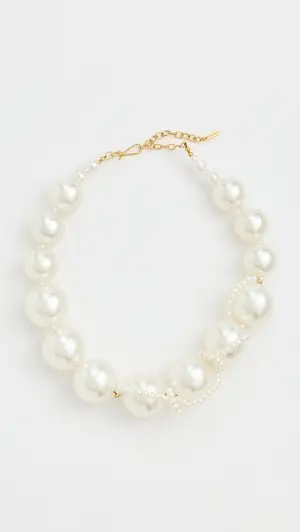 Completedworks Large Faux Pearl Necklace