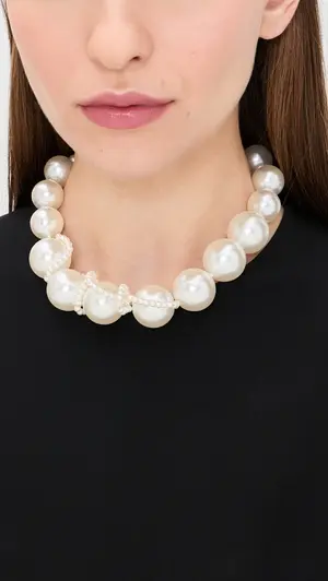 Completedworks Large Faux Pearl Necklace