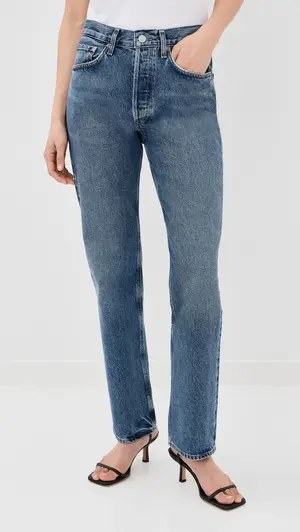 AGOLDE Lana Straight Leg Jeans