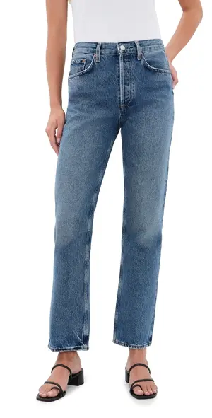 AGOLDE Lana Straight Leg Jeans - Liberty
