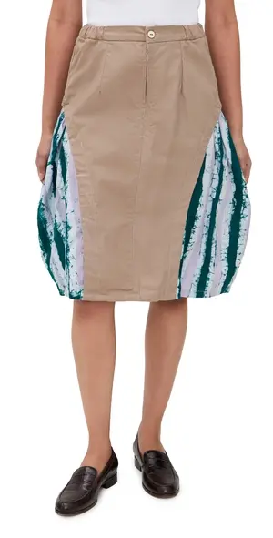 BUSAYO Dara Striped Panel Skirt