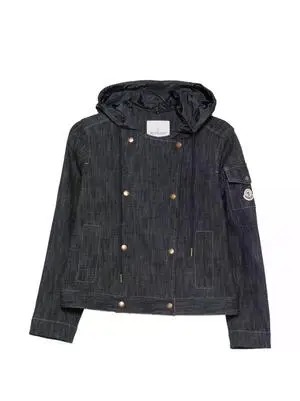 Moncler Hooded Double-breasted Jacket