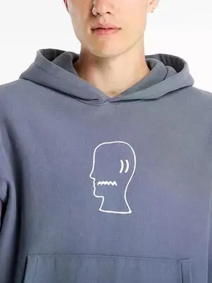 BRAIN DEAD Graphic Print Hoodie