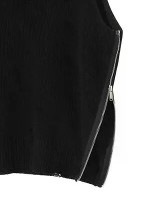 Undercover Ripped Zip-detail Vest
