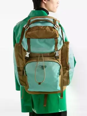 Prada Large Re-nylon Backpack - Blue