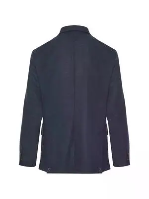 Corneliani Textured Blazer - Blue