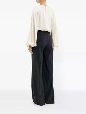 Rebecca Vallance Studded Long Sleeve Blouse - Neutrals