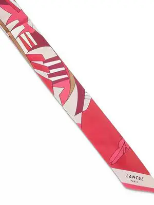 LANCEL Duo Arabesc Motif Headband - Pink