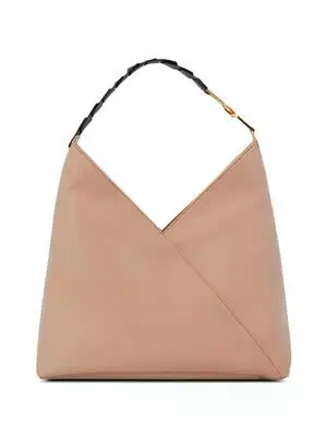 LANCEL Braided Handle Shoulder Bag - Neutrals