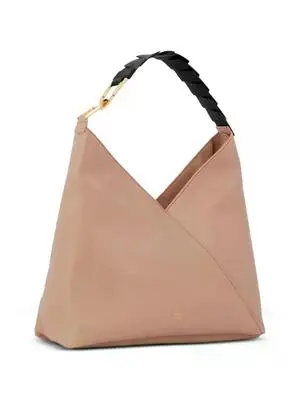 LANCEL Braided Handle Shoulder Bag - Neutrals