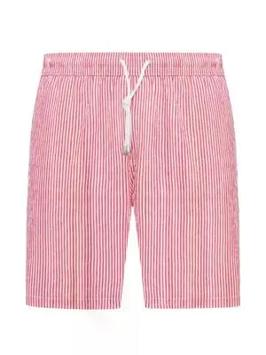 FAY Striped Swim Shorts - Red