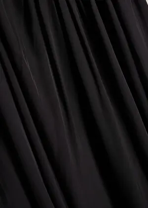 ANINE BING Anne Draped Poplin Blouse