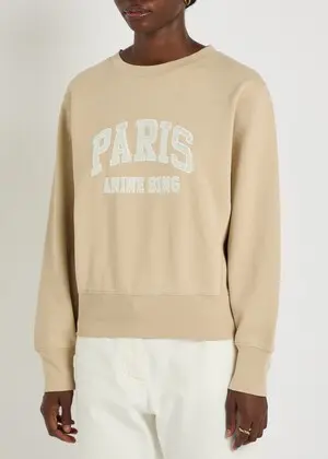 ANINE BING Shrunken Logo Sweatshirt