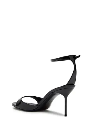 Paris Texas Lidia 70 Patent Leather Sandals - Black