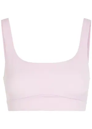 Vuori Alltheform Stretch-jersey Bra - Lilac