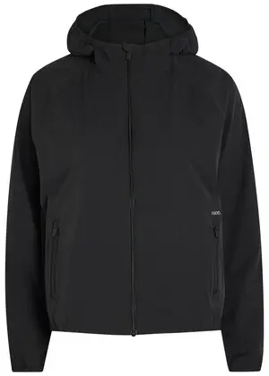 Vuori Renew Trainer Hooded Shell Jacket - Black