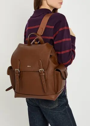 Mulberry Pebbled Leather Backpack