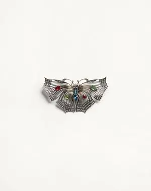 Valentino Garavani Vouloirvoler Brooch - Silver/multicolour