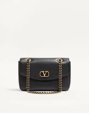 Valentino Garavani Djuna Medium Chain Bag - Black