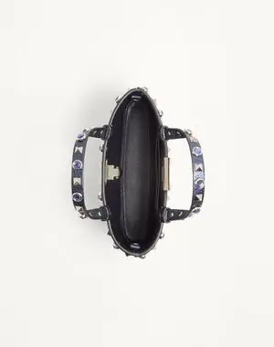 Valentino Garavani Rockstud Mini Shopping Bag - Navy