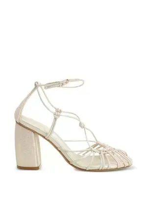 FORTE_FORTE Woven-design Strappy Sandals - Neutrals