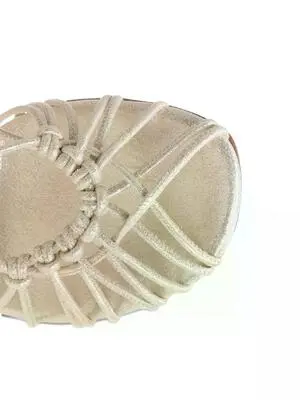 FORTE_FORTE Woven Strappy Sandals