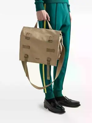 Prada Canvas Messenger Bag