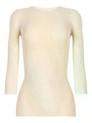 Wolford Daisy Net Top - Neutrals