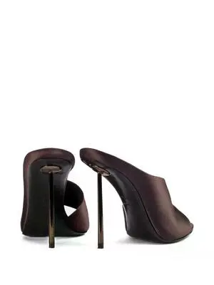 LE SILLA 120mm Futura Mules - Brown
