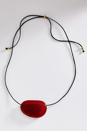 HEAVEN MAYHEM Julia Pendant Necklace - Red