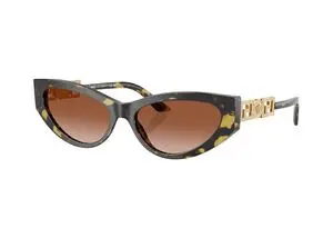 Versace Cat Eye Sunglasses - Tortoise Brown (ve4470b)