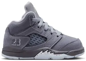JORDAN 5 Retro Sneakers - Light Graphite/white/wolf Grey