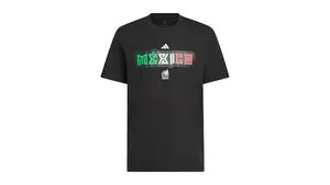 Adidas World Cup 2026 Mexico Home Graphic Tee Shirt - Black