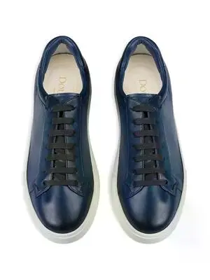 DOUCAL'S Leather Sneakers - Blue