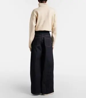 Jacquemus Souro Wide-leg Jeans - Blue