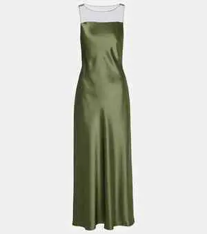 Polo Ralph Lauren Satin Gown - Green