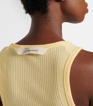 Jacquemus Rond Carré Cotton Tank Top