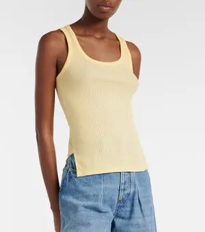 Jacquemus Rond Carré Cotton Tank Top