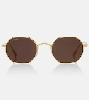 CARTIER Signature C Square Sunglasses - Gold