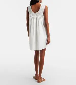 Posse Salma Embroidered Cotton Minidress