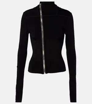 Rick Owens Lilies Gary Jersey Jacket - Black