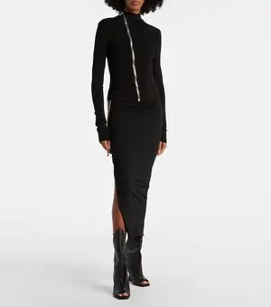 Rick Owens Lilies Gary Jersey Jacket - Black