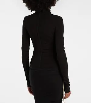Rick Owens Lilies Gary Jersey Jacket - Black
