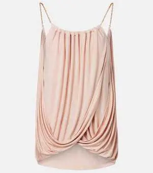 XU ZHI Chain-detail Draped Top