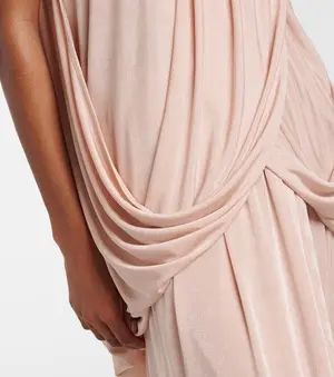 XU ZHI Chain-detail Draped Top