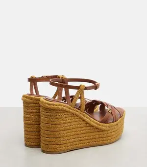 Valentino Garavani Bribri 120 Raffia Espadrille Wedges