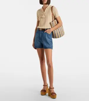 Valentino Garavani Bribri 120 Raffia Espadrille Wedges