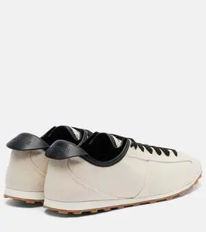 Jacquemus Leather-trimmed Canvas Sneakers