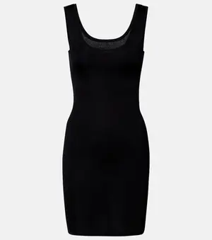 Saint Laurent Jersey Minidress