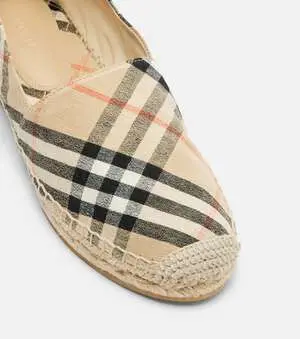 Burberry Check Espadrilles